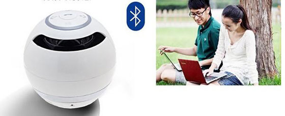 China Handsfree phone wireless Bluetooth speaker gifts round bass portable mini stereo supplier