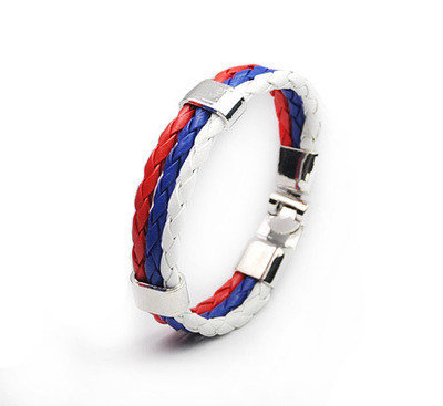 2018 RussiaWorld Cup football commemorative bracelet Bracelet Bracelets wholesale jewelry supplier