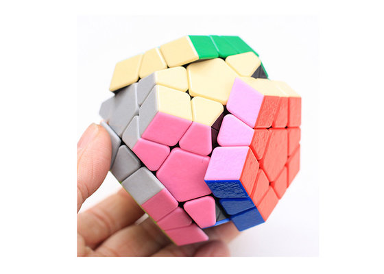 Promotional gifts colorful  gem magic cube 3 stage 5 cube kids adult toys supplier