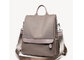 2019 new student backpack black grey large capacity travel bag lady's bag supplier